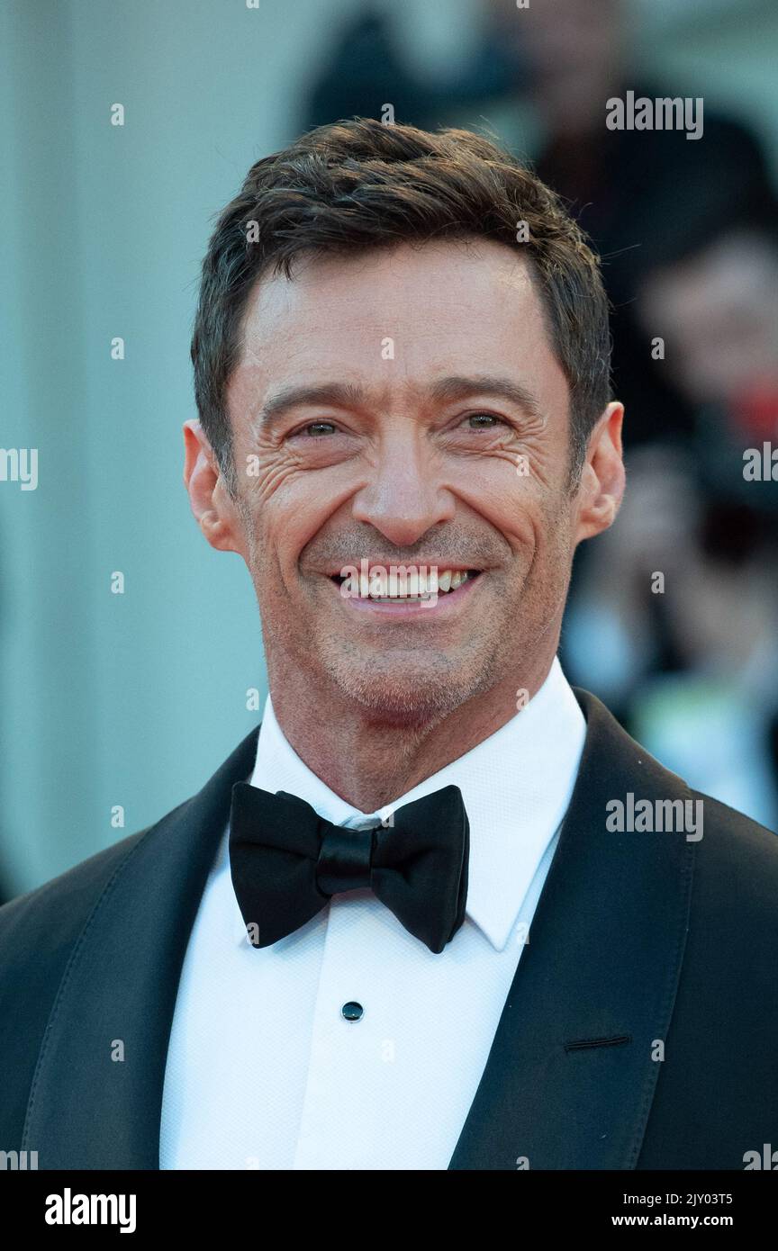 Hugh Jackman attending The Son Premiere during the 79th Venice ...