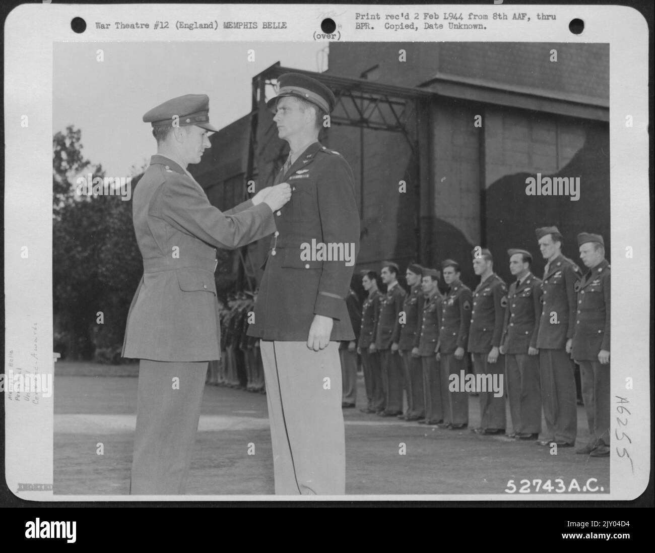 Capt. Robert K. Morgan, pilot of the Boeing B-17 "Memphis Belle ...