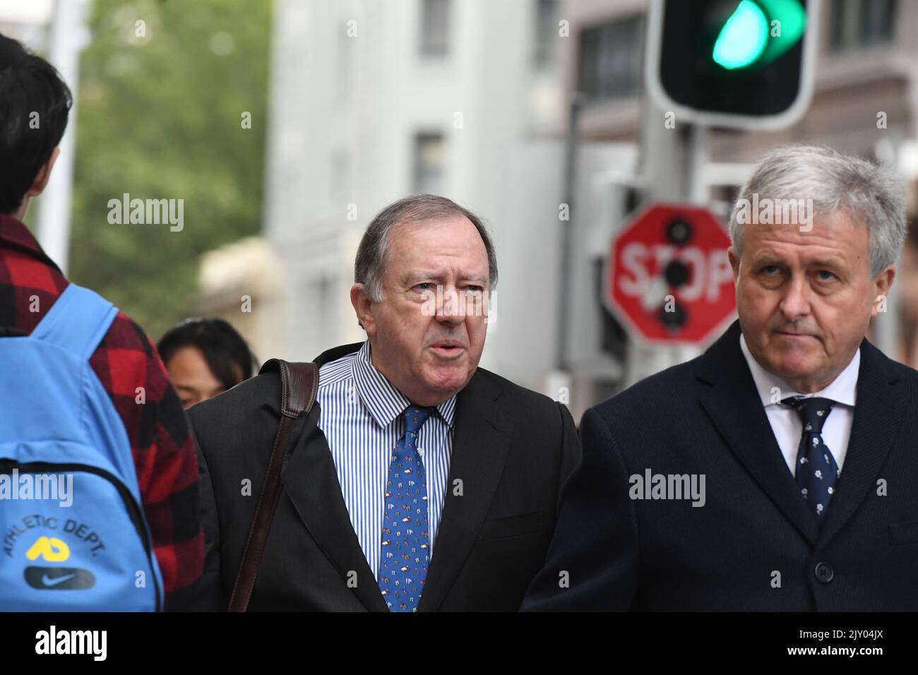 Magistrate Graeme Curran arrives at the Downing Centre Courts in Sydney ...