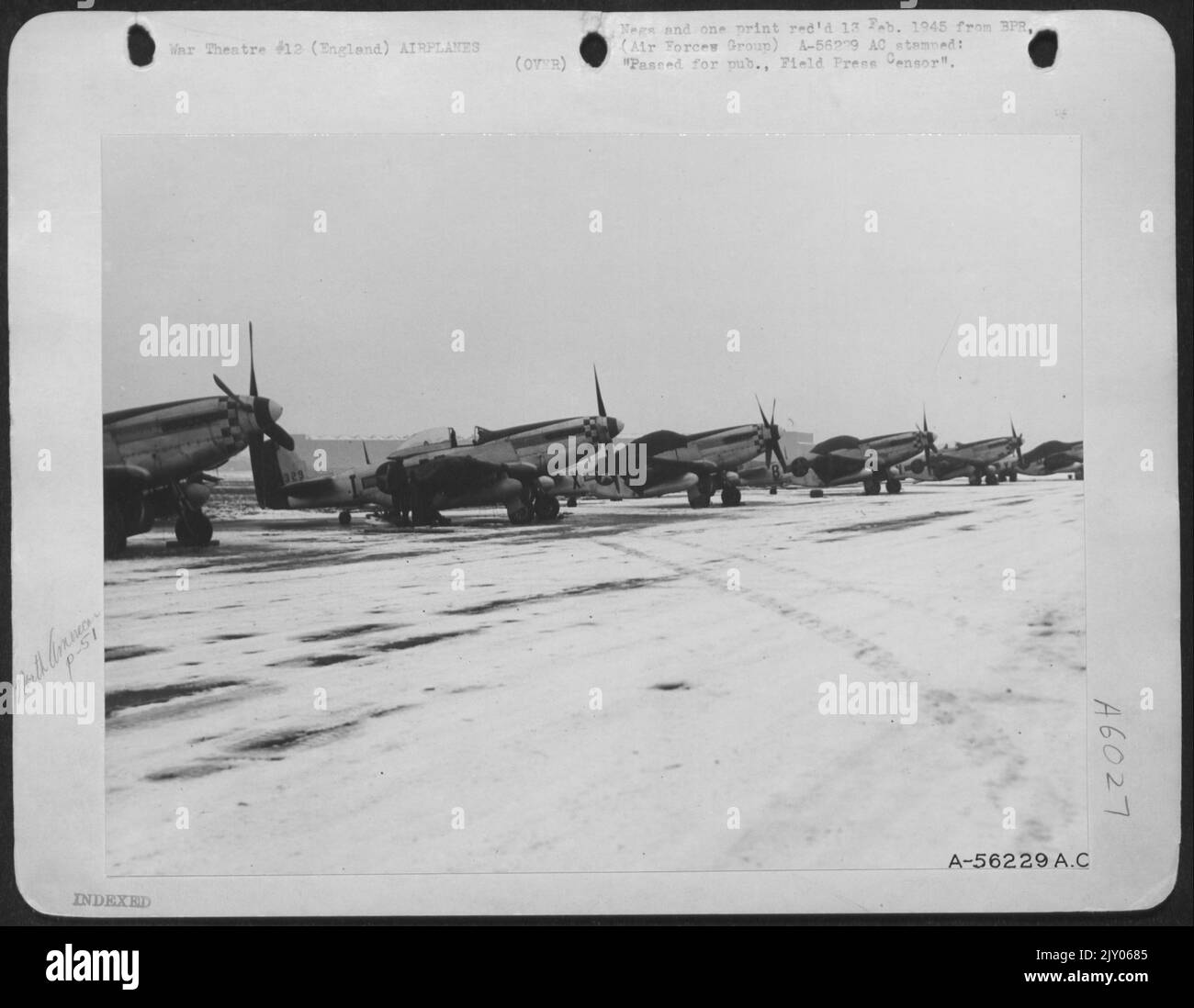 At a U.S. 8th AF fighter Stock Photo - Alamy