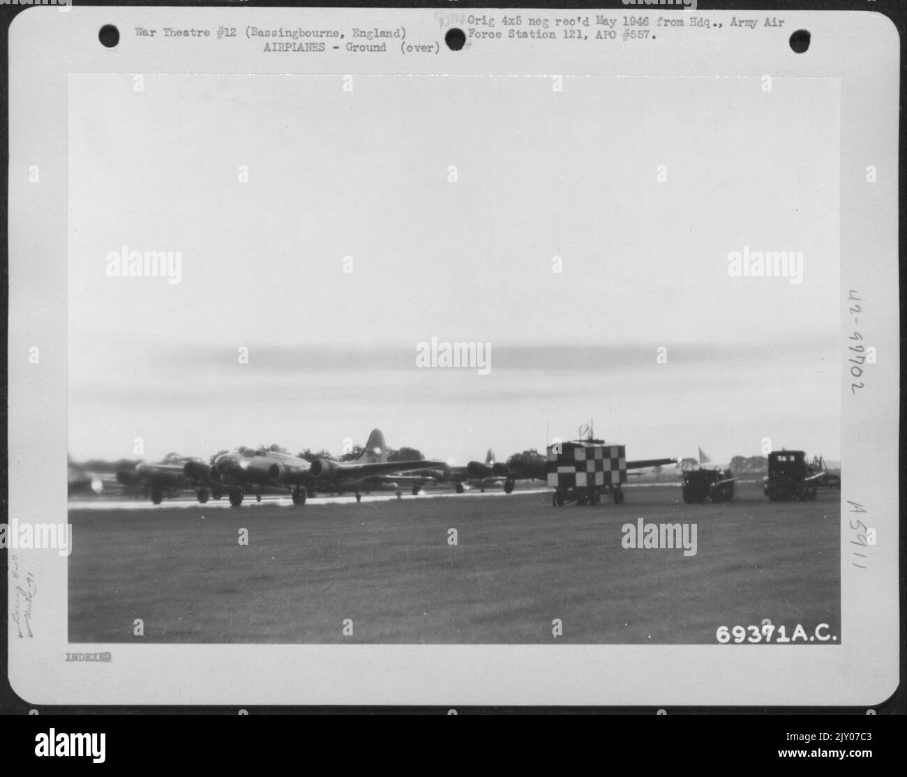 Boeing B-17 "Flying Fortress" Of The 91St Bomb Group, Base At ...