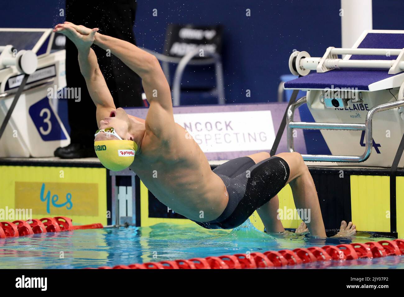 Mitch Larkin wins the Mens 100 LC Metre Backstroke Final on day one of ...