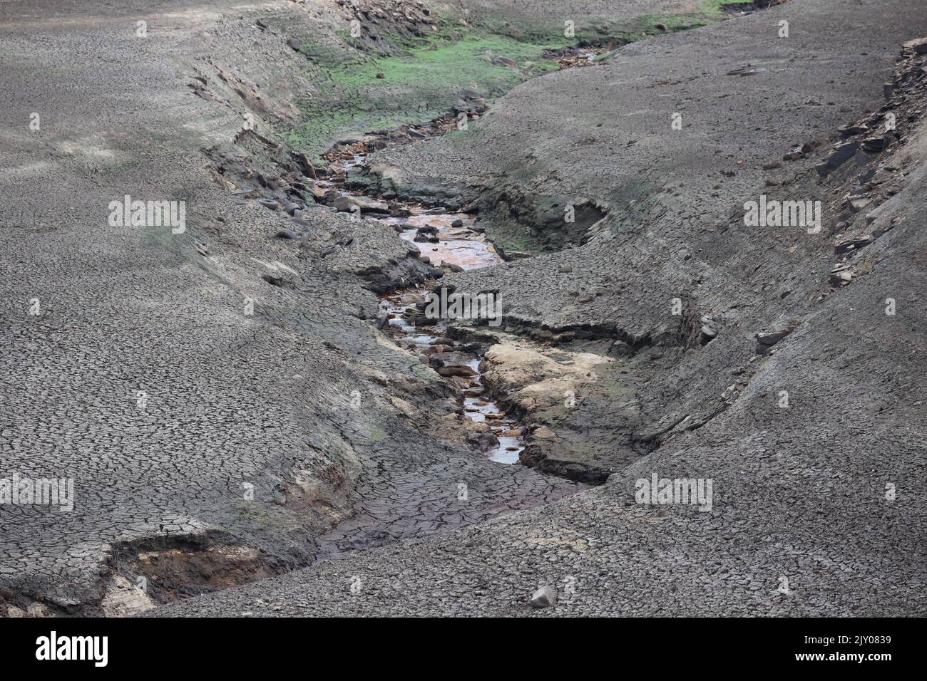 Baitings Dam / Reservoir - Drought Stock Photo - Alamy