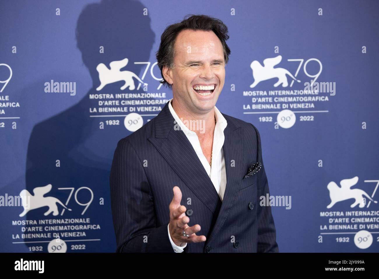 September 7, 2022, Lido di Venezia, Italy: Walton Goggins attends the ...
