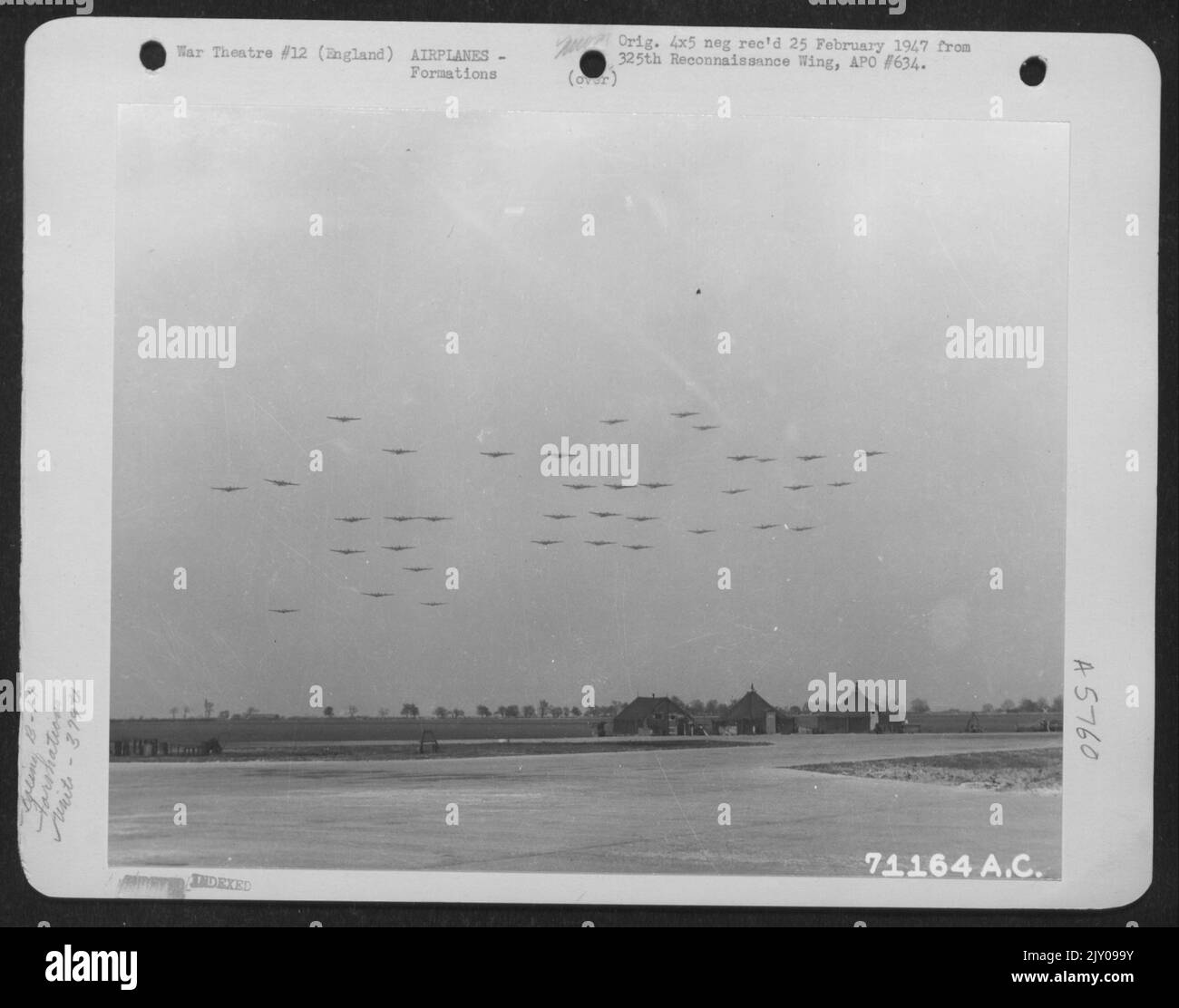 A Huge Formation Of 379Th Bomb Group Boeing B-17 'Flying Fortresses ...