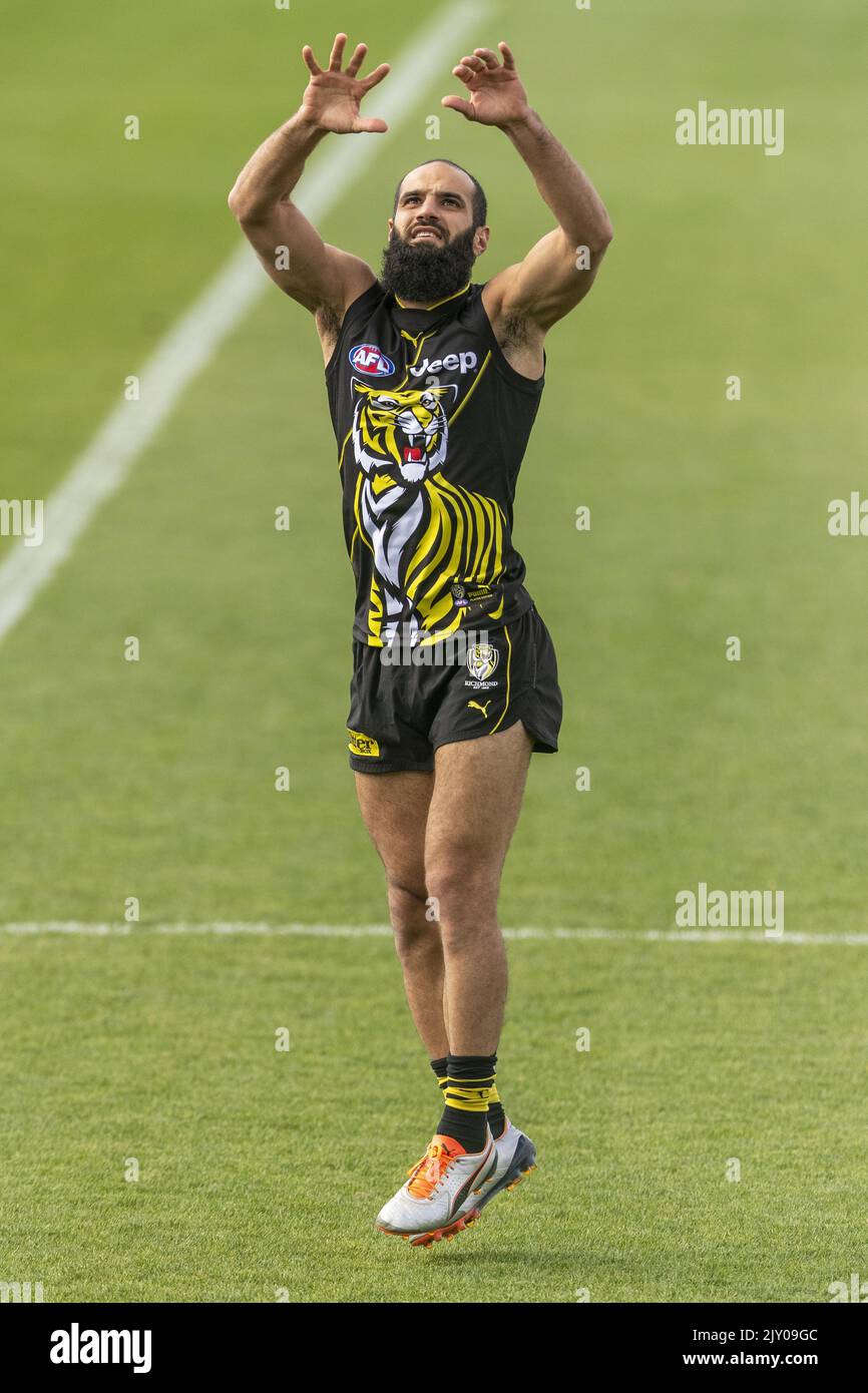 Bachar Houli of the Tigers is seen during a Richmond Tigers training ...