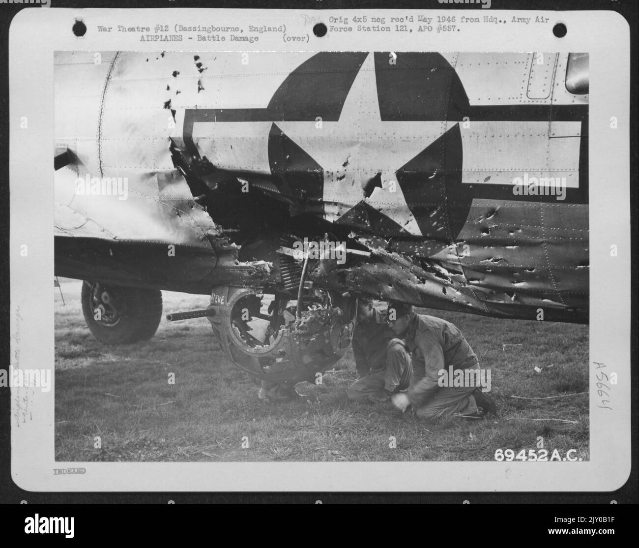 Thousands Of Pieces Of Jagged Steel Penetrated The Fuselage And Ball ...