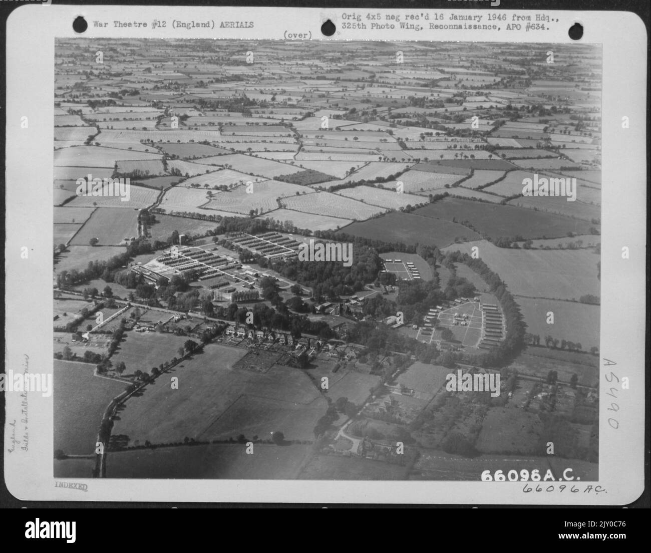 Aerial View Of Built-Up Area Between 8Th Air Force Station 167 And ...
