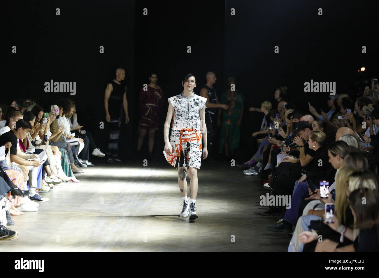 09/07/2022, Berlin, Germany, Models walk the runway at the LML Studio ...