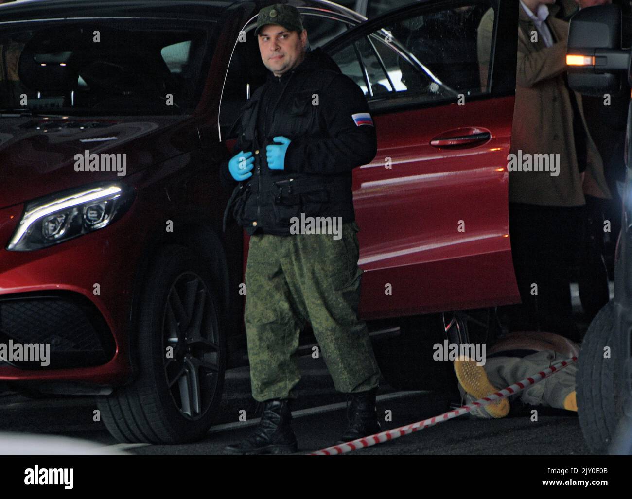 The place of the murder of the manager of the company "Khimfud" Mikhail ...