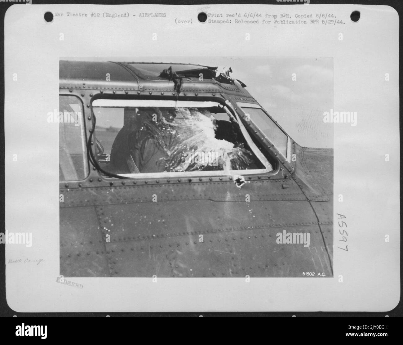 Smashed cockpit Black and White Stock Photos & Images - Alamy