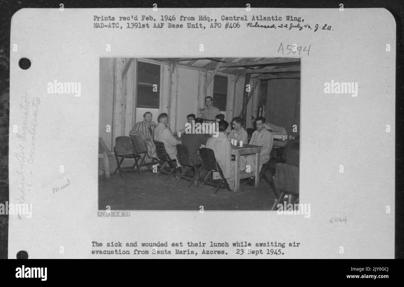 The Sick And Wounded Eat Their Lunch While Awaiting Air Evacuation From ...