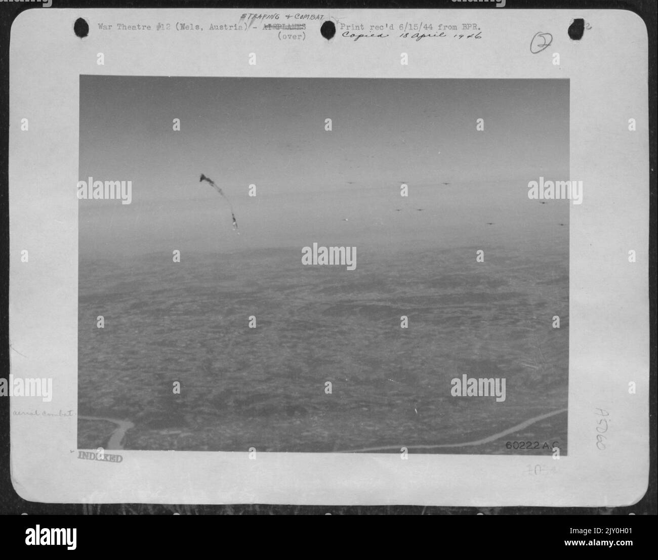 On A Raid Over Wels, Austria, A Consolidated B-24 Liberator Of The 15Th ...