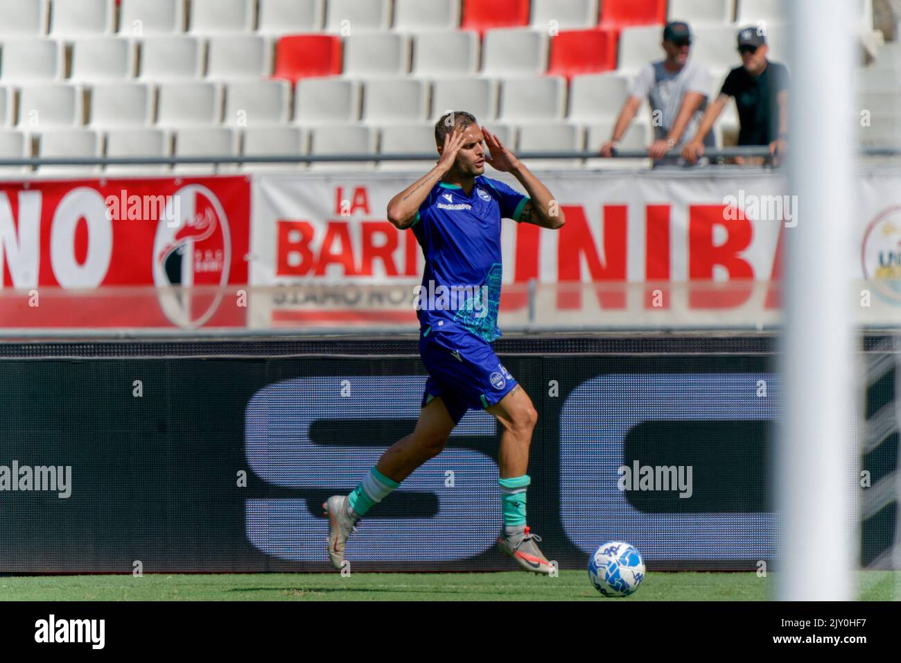 San Nicola stadium, Bari, Italy, September 03, 2022, Mattia Finotto ...