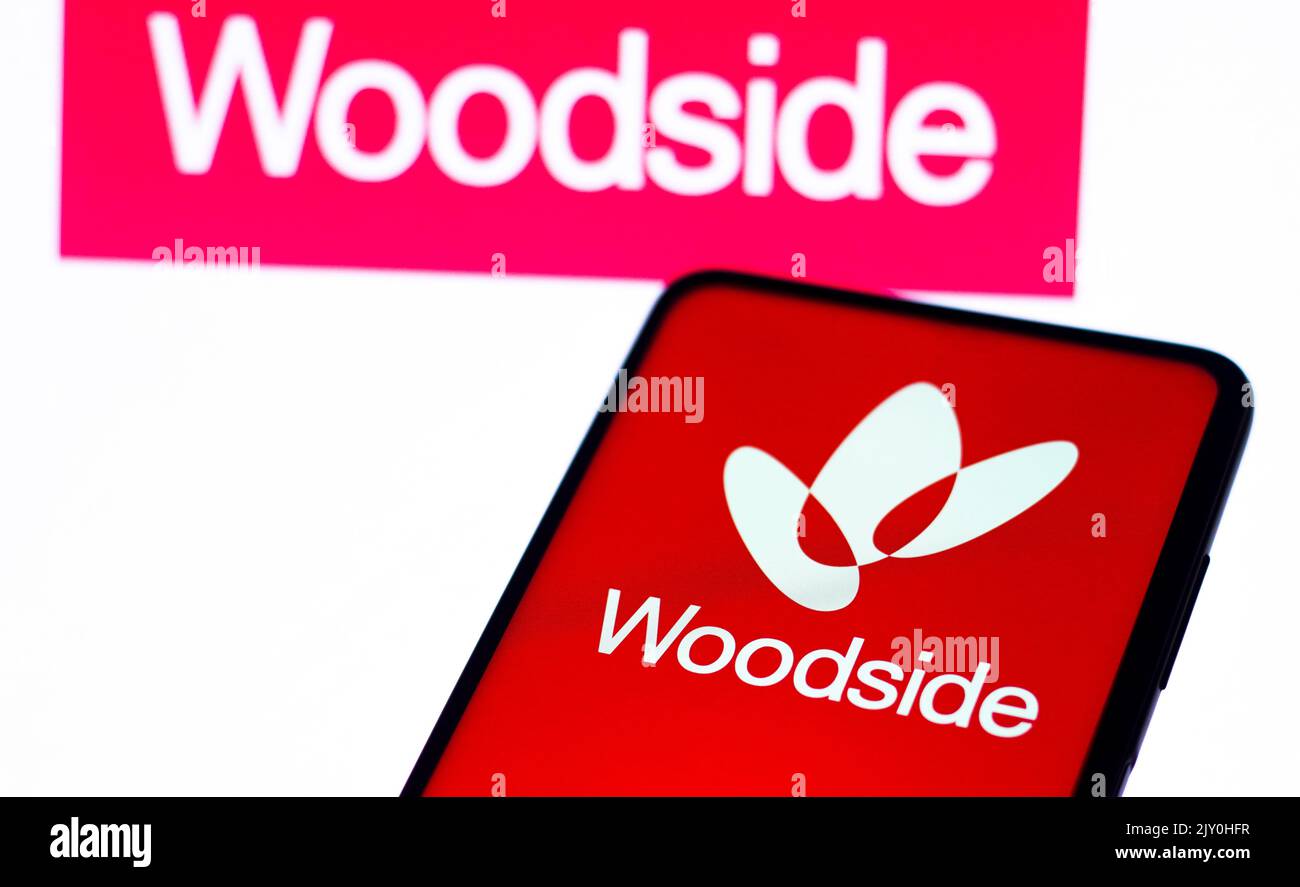 Brazil. 7th Sep, 2022. In this photo illustration, the Woodside ...