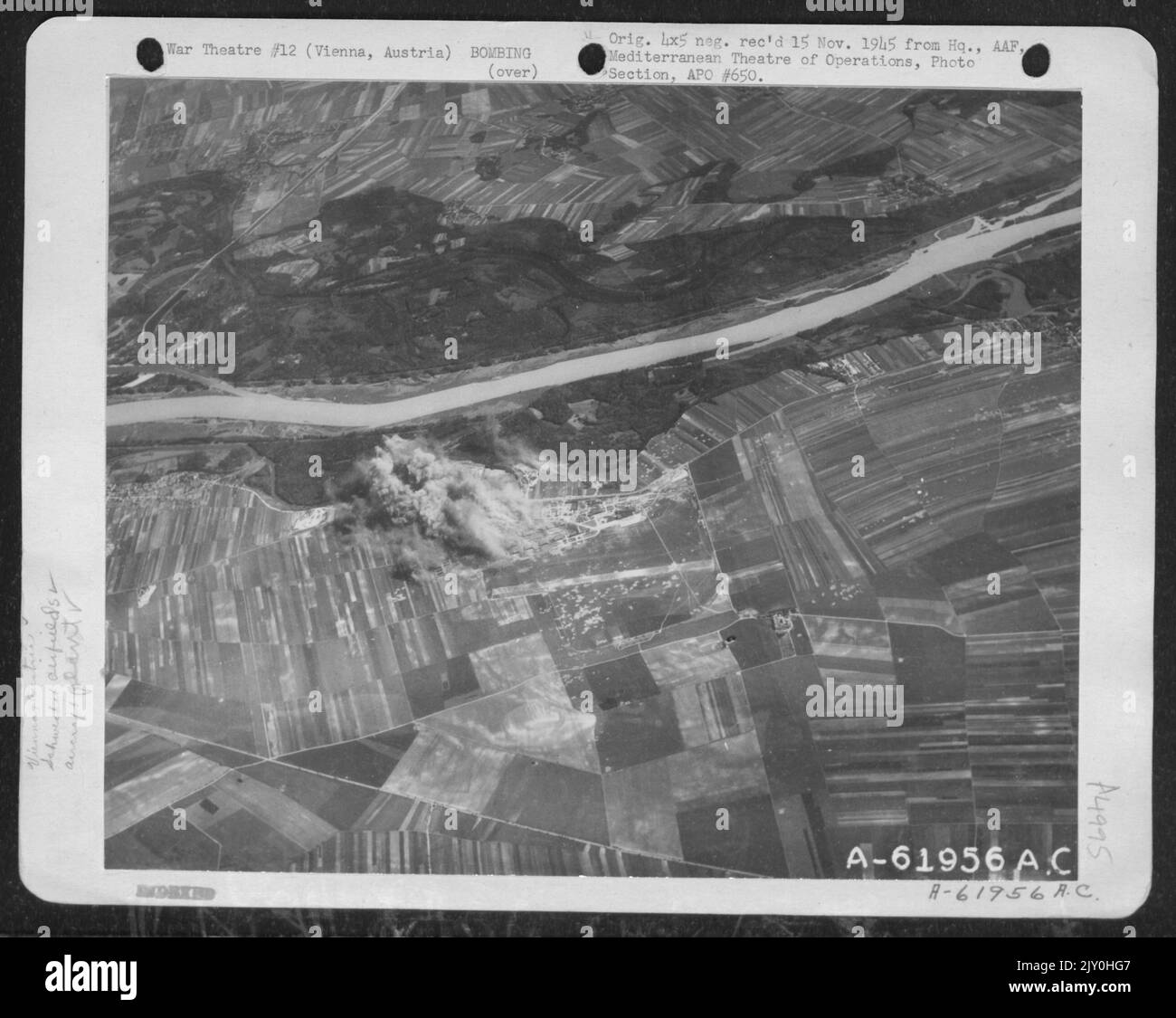 Bombing Of Aircraft Factory At Schwechat Airdrome, 8 Miles S.E. Of ...