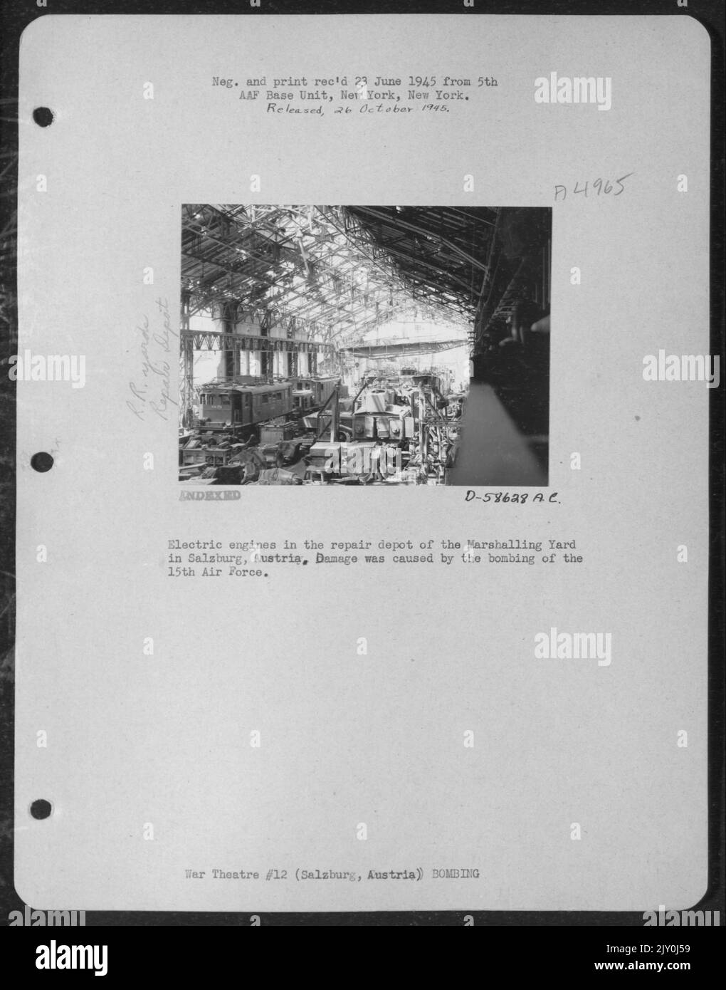 Electric Engines In The Repair Depot Of The Marshalling Yards In ...