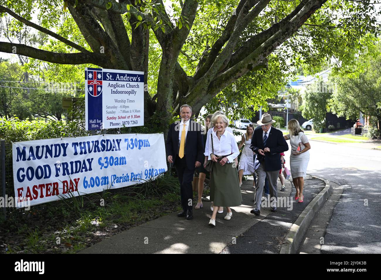 Australian Opposition Leader Bill Shorten and former Australian ...