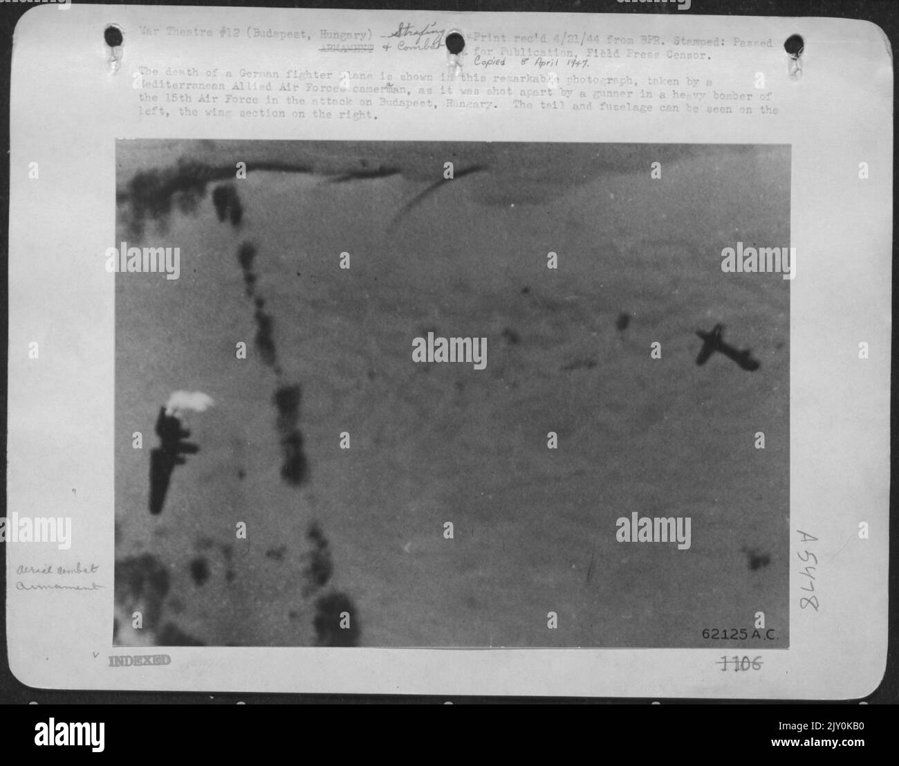 The Death Of A German Fighter Plane Is Shown In This Remarkable ...