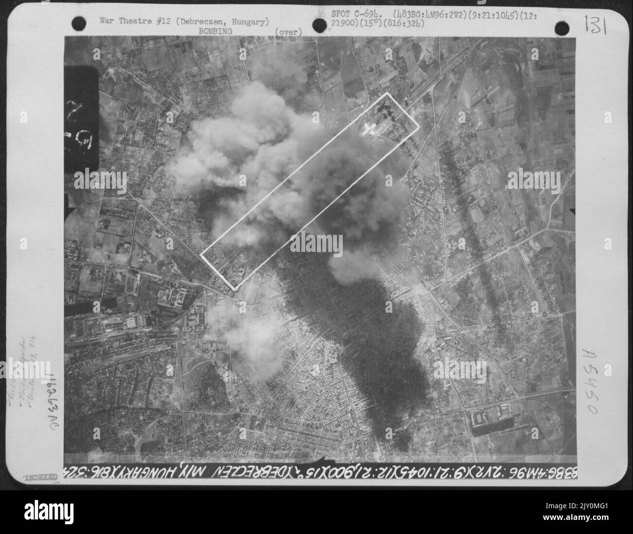 A Huge Cloud Of Smoke Covers The Target Area At The Debreczen ...