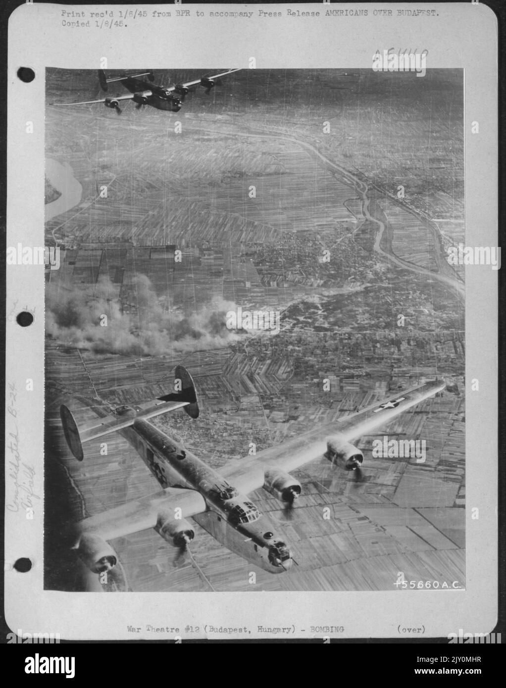 These are Consolidated B-24 Liberators of Maj. Gen. Nathan F. Twining's ...