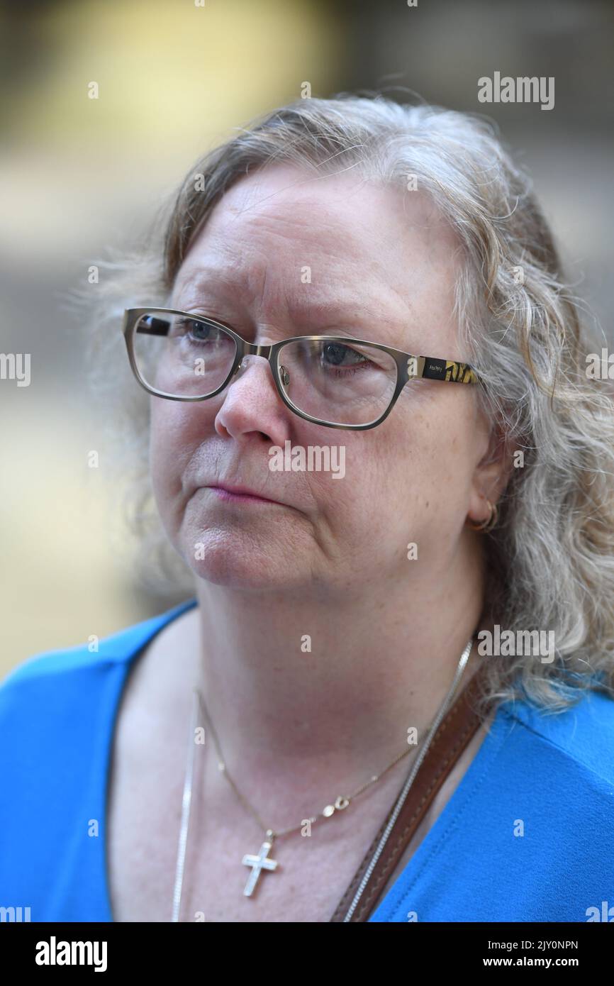 Raymond James' sister Marlaine Smith is seen at the NSW Supreme Court ...