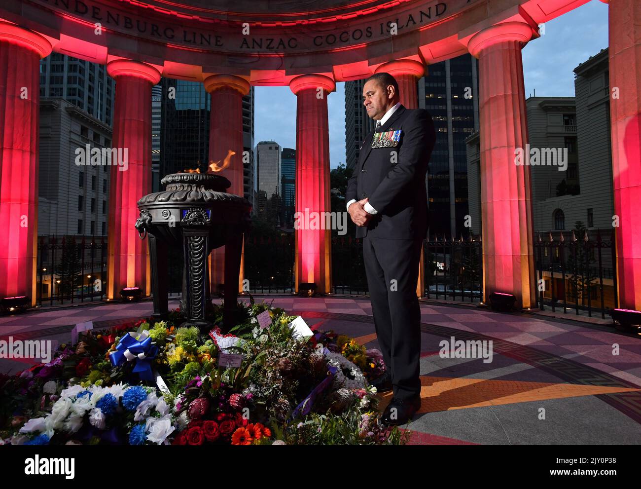 Australian Army veteran Peter Rabula is seen posing for a photograph ...
