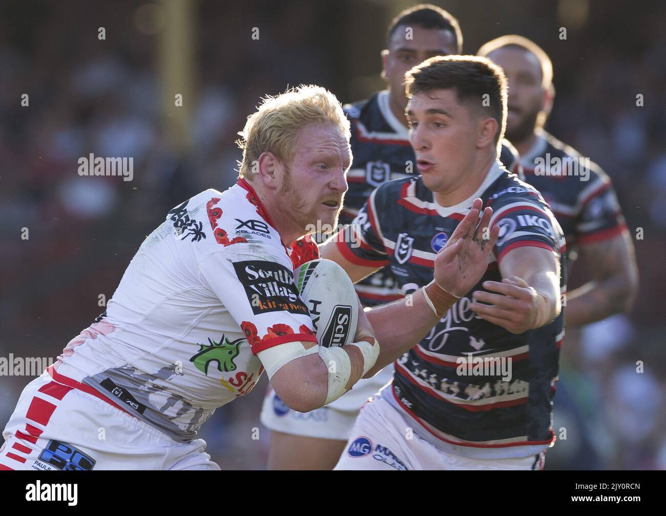 James Graham of the Dragons during the Round 7 NRL match between the ...