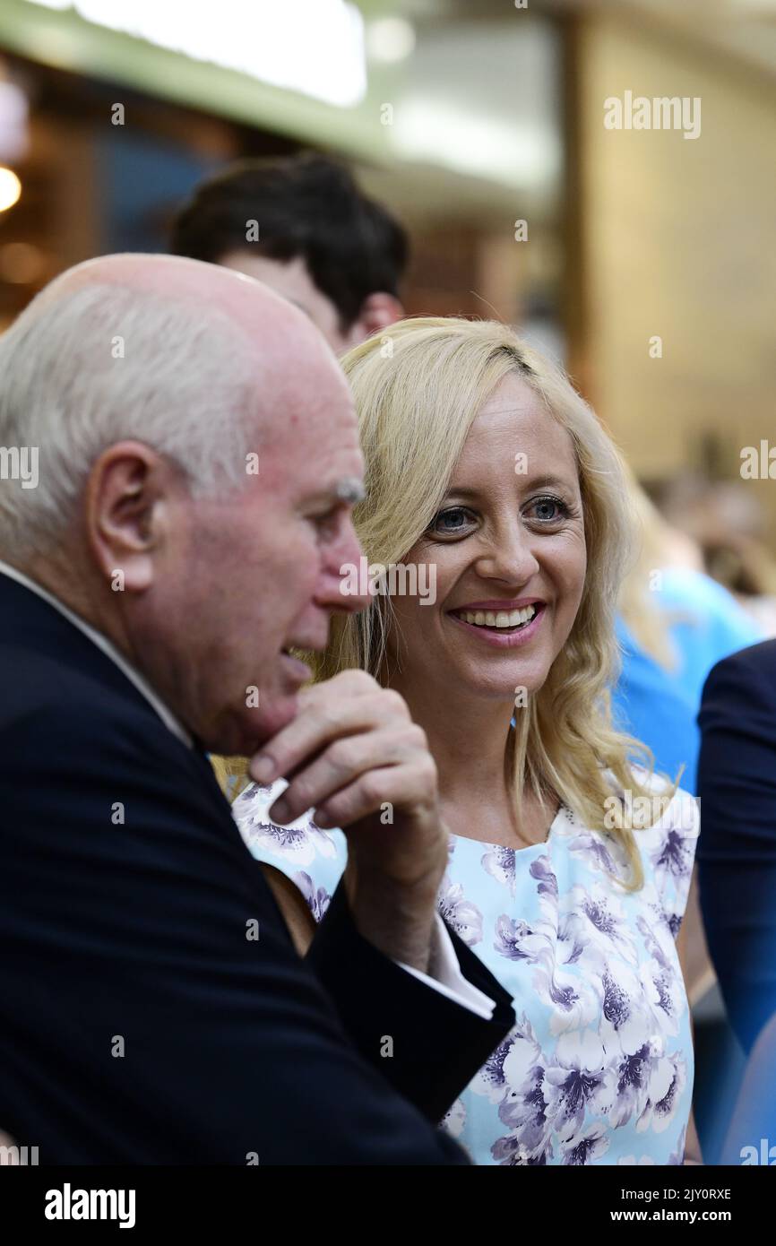 Former prime minister John Howard and Liberal candidate for Lindsay ...