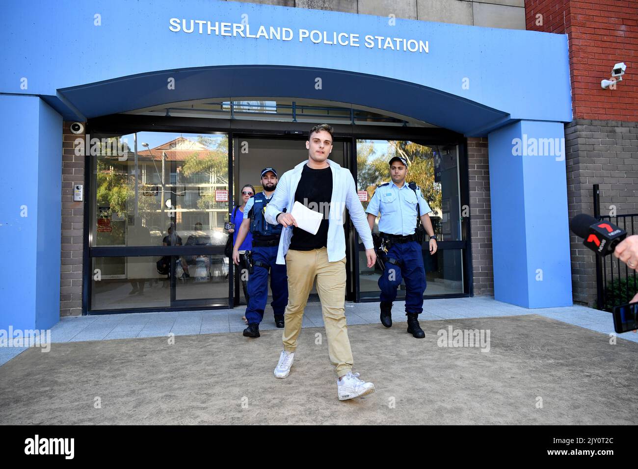 The 19-year-old man who allegedly lashed out at a female journalist and ...