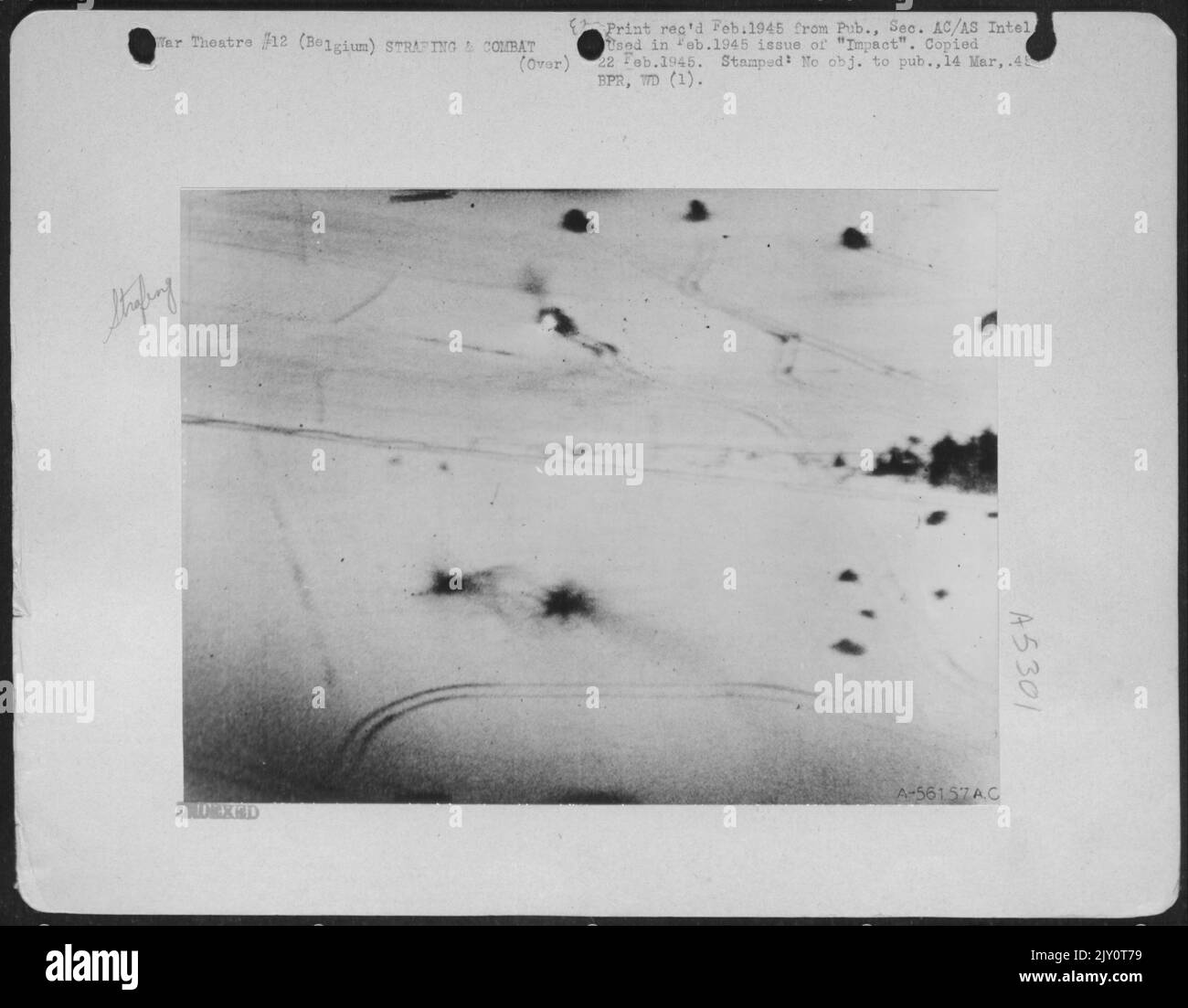 four Nazi tanks were caught dispersed in Field in Bulge area, Belgium ...