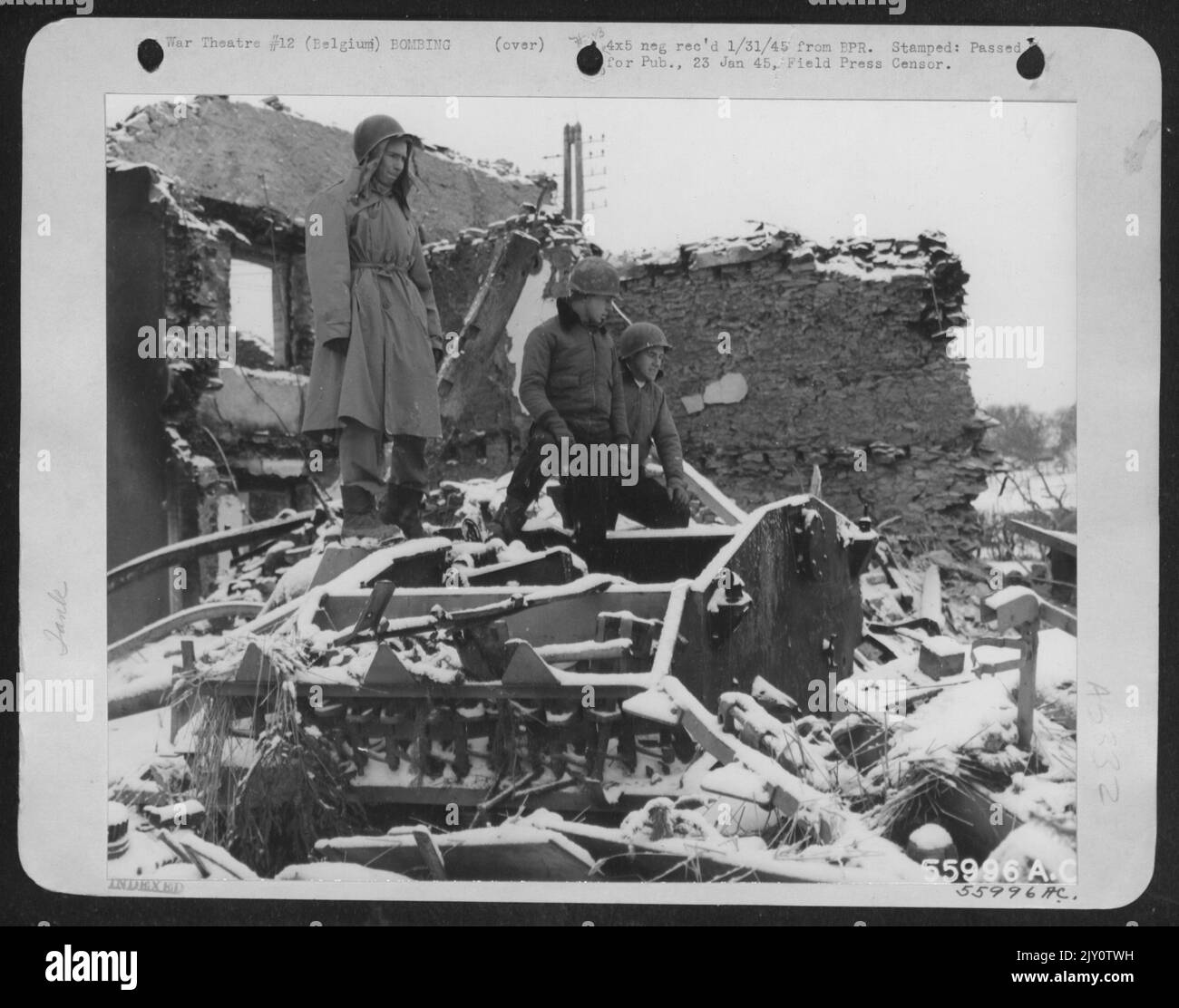 This Tiger Tank Parked Between Two Houses In A Belgium Village Held Up this-tiger-tank-parked-between-two-houses-in-a-belgium-village-held-up