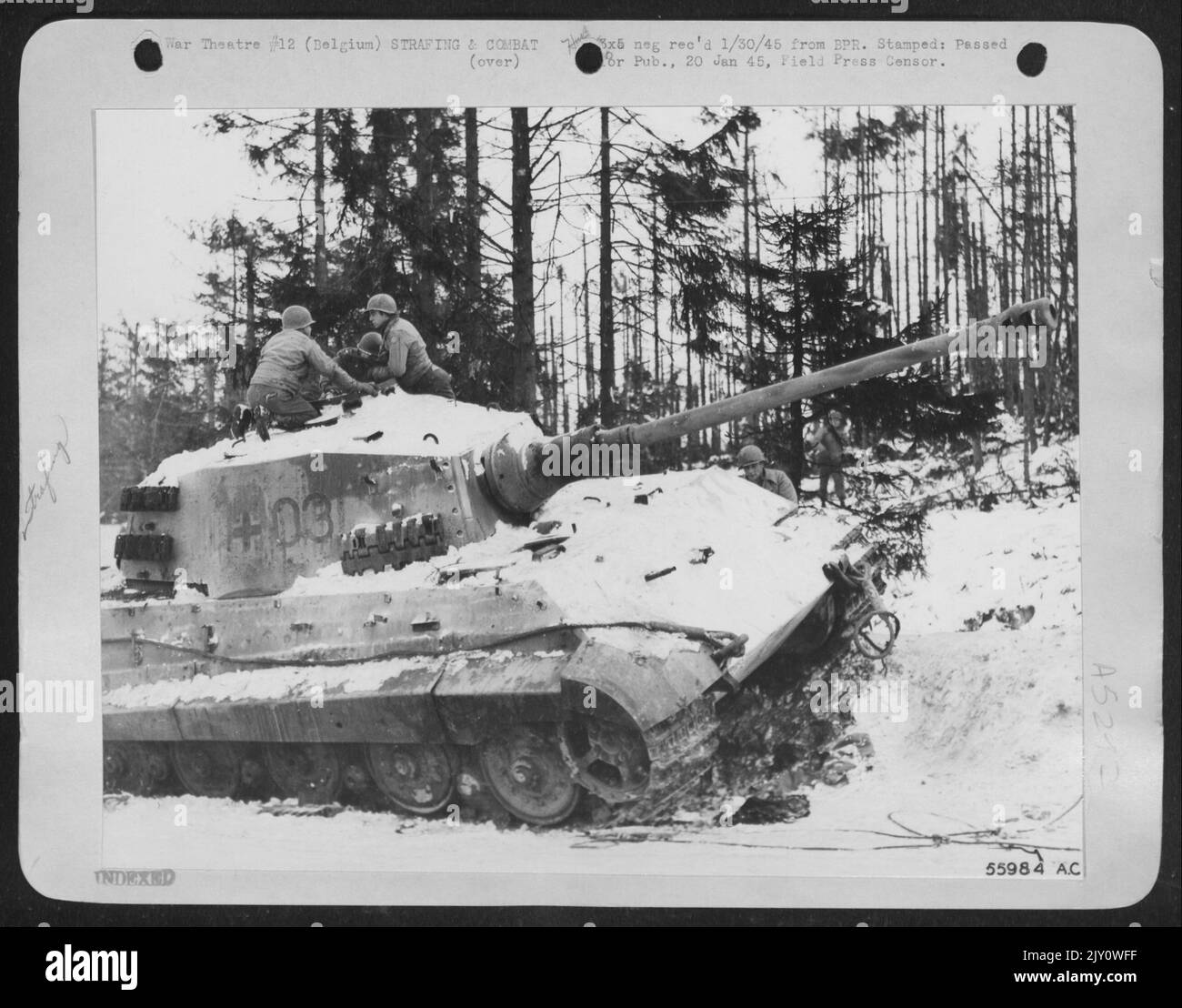 Ninth Air force fighter-bombers in co-operation with ground artillery ...