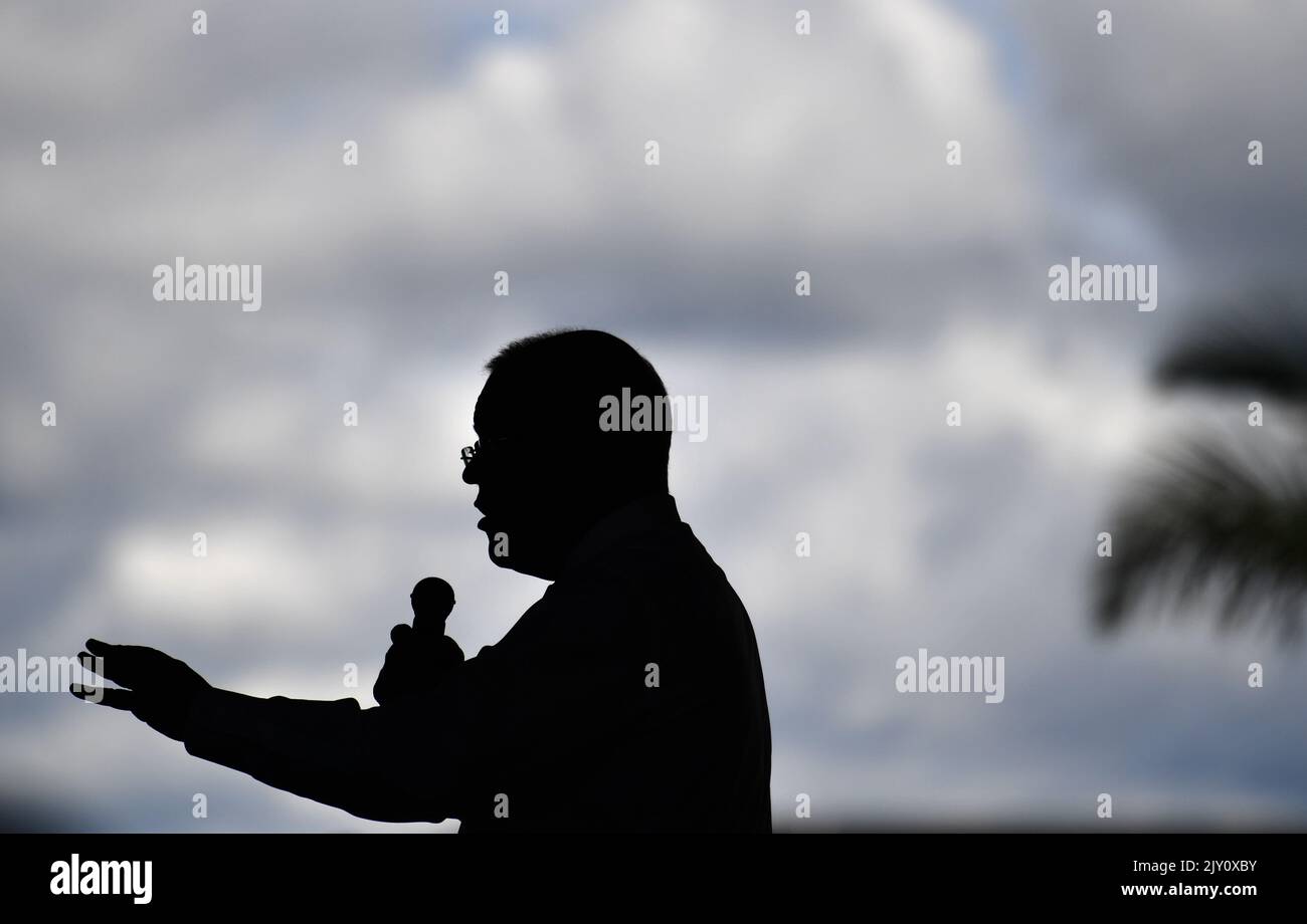 Prime Minister Scott Morrison speaks at a Liberal National Party ...