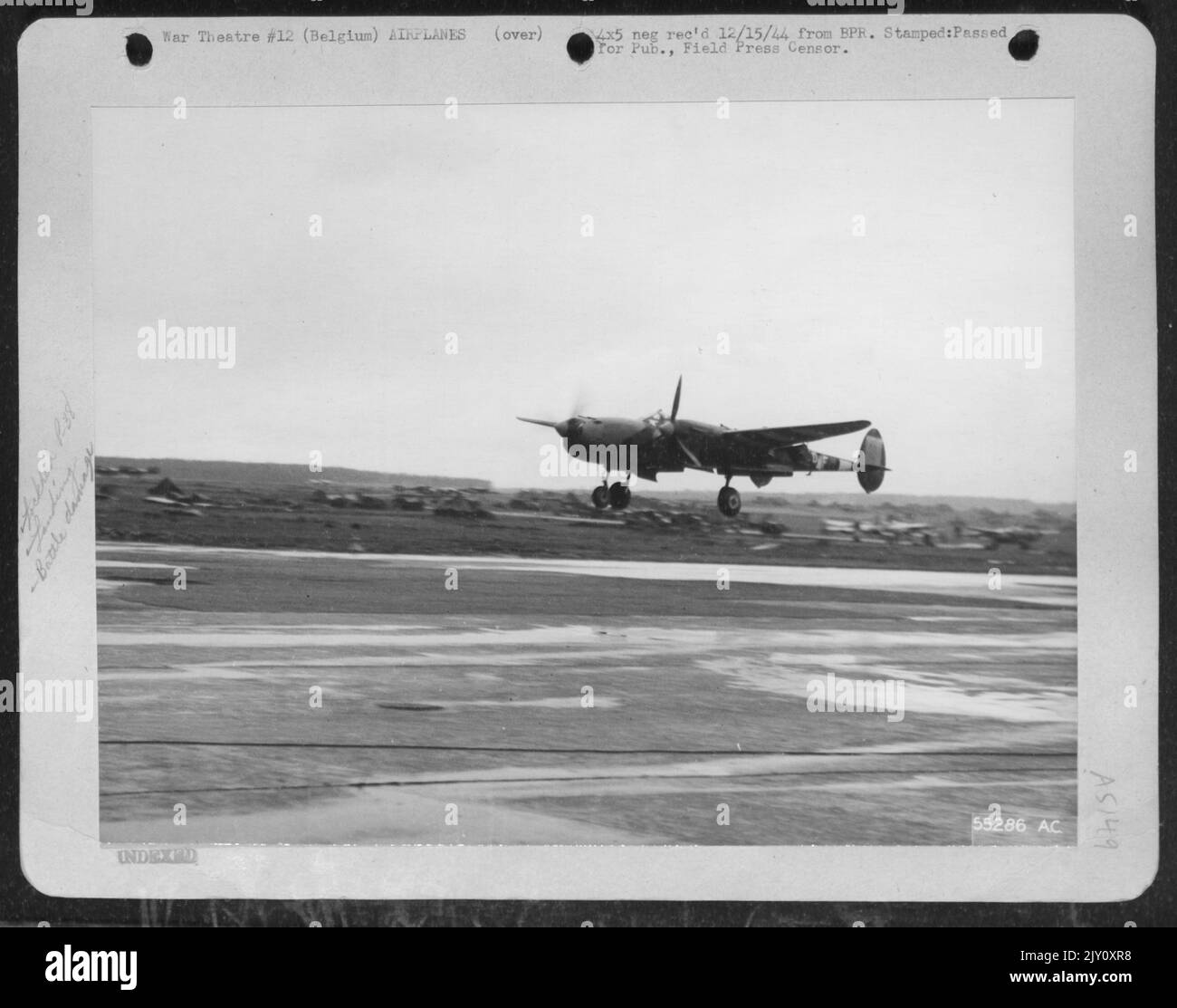 With one of its two engines damaged and out of commission, a 9th Air ...