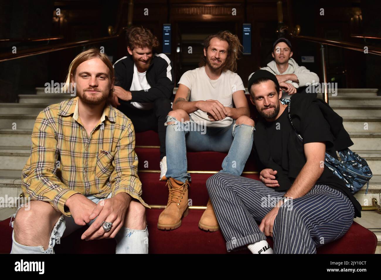 The Rubens band members (L-R) Zaac Margin, Scott Baldwin, William ...