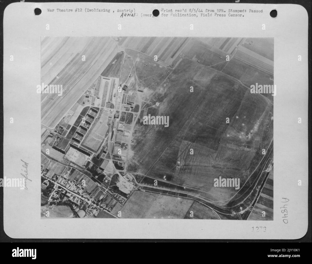 Zwolfaxing Airdrome In Austria Was The Target That Day As Boeing B-17 ...