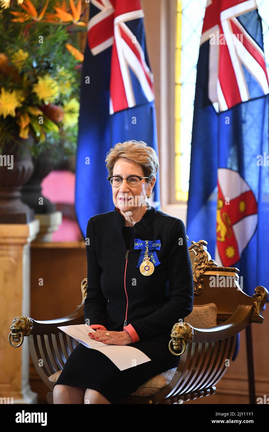 Her Excellency the Honourable Margaret Beasley AO QC, is sworn in as ...