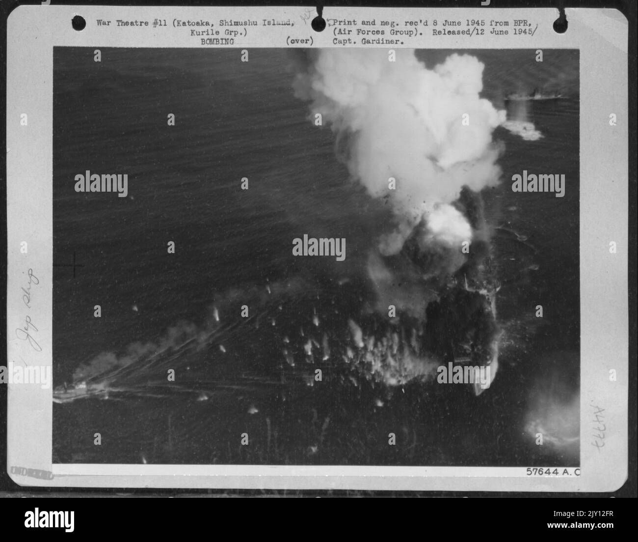 Doomed 2,500 Ton Japaneseanese Cargo Ship Is Shown In This Close Ranged ...