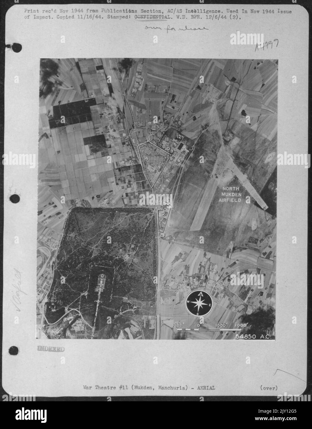 North Mukden, Manchuria-Buildings here had been reported as a fuselage ...
