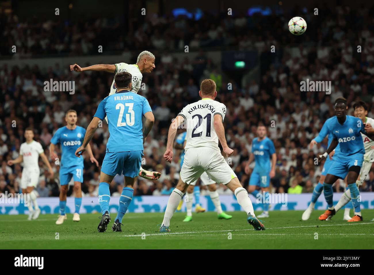 Richarlison tottenham 2022 marseille hi-res stock photography and ...