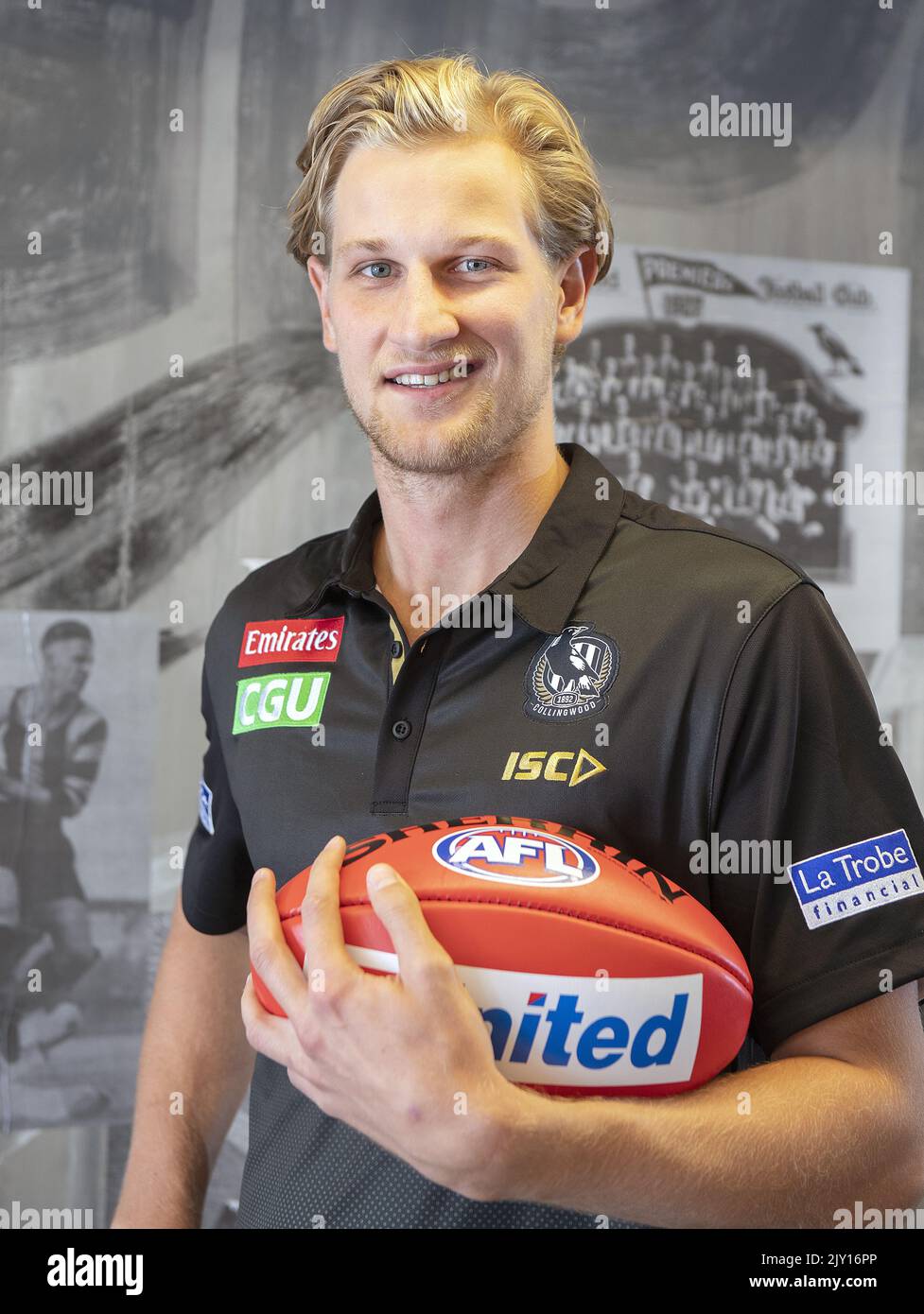 Tom Wilson poses for a photo during a press conference in Melbourne ...