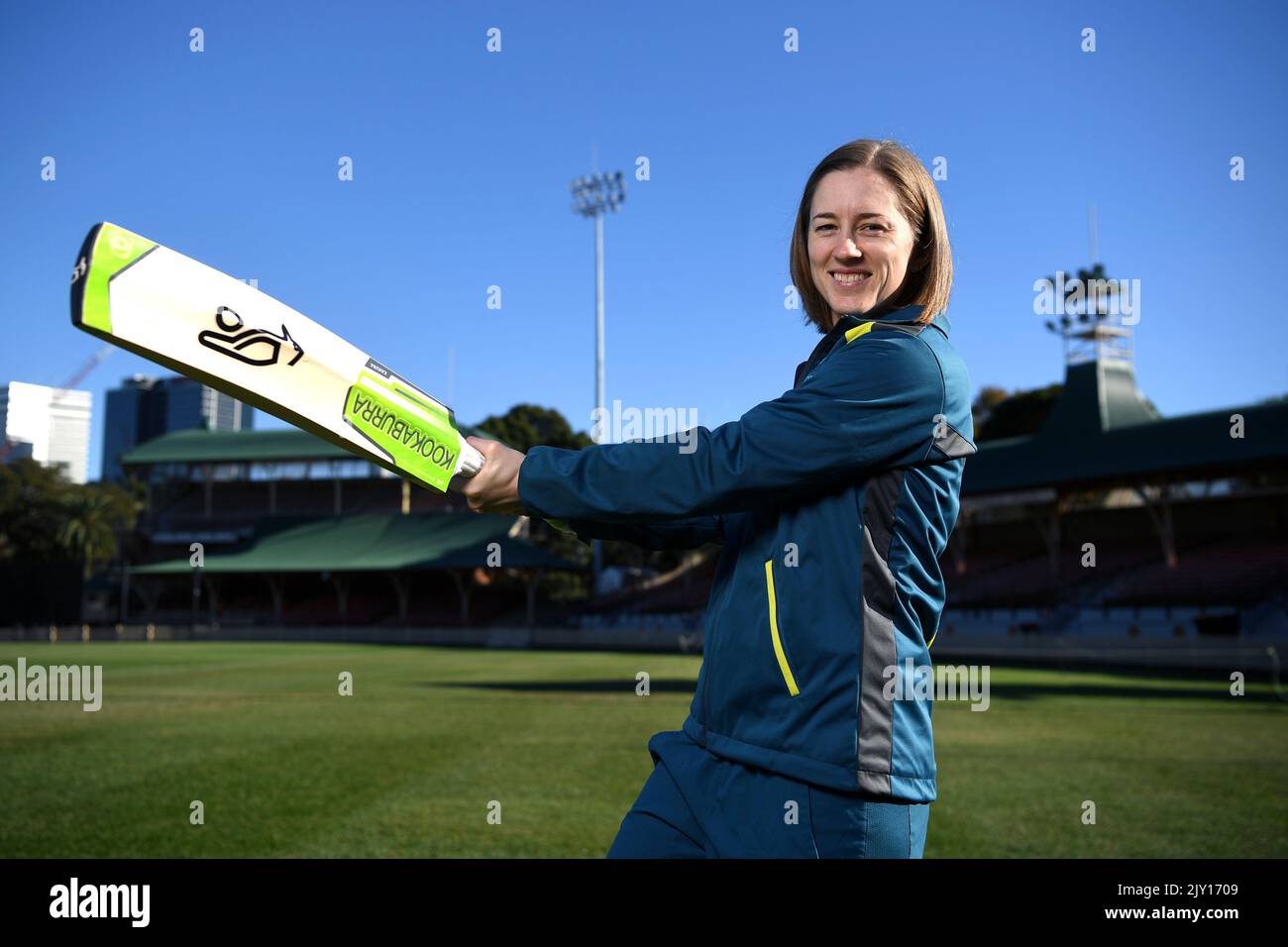 Australian cricketer Rachael Haynes poses for a photo at North Sydney ...