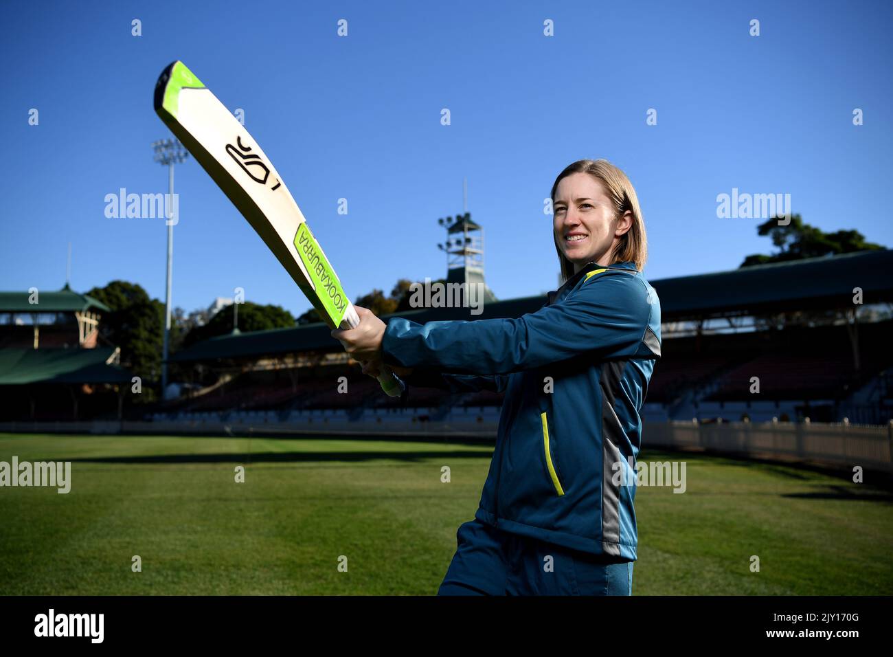 Australian cricketer Rachael Haynes poses for a photo at North Sydney ...