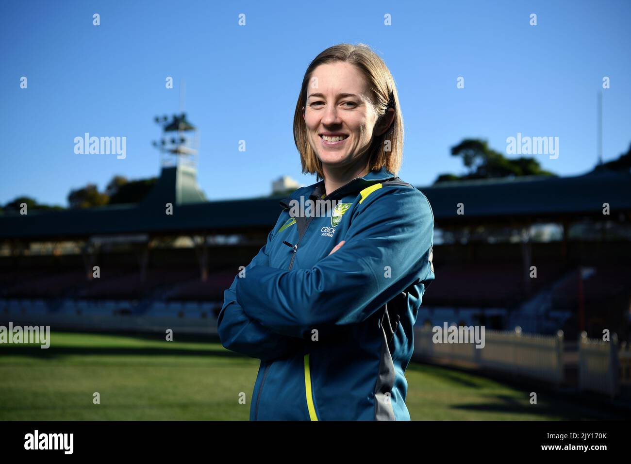 Australian cricketer Rachael Haynes poses for a photo at North Sydney ...