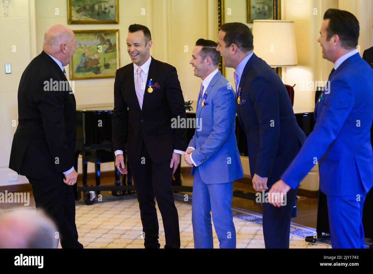 Human Nature (L-R) Andrew Tierney, Michael Tierney, Phil Burton and ...