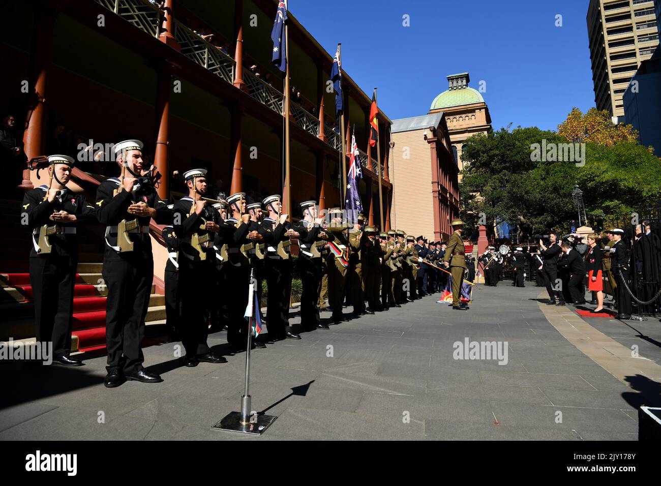 NSW Governor Margaret Beazley arrives for the opening of the 57th ...