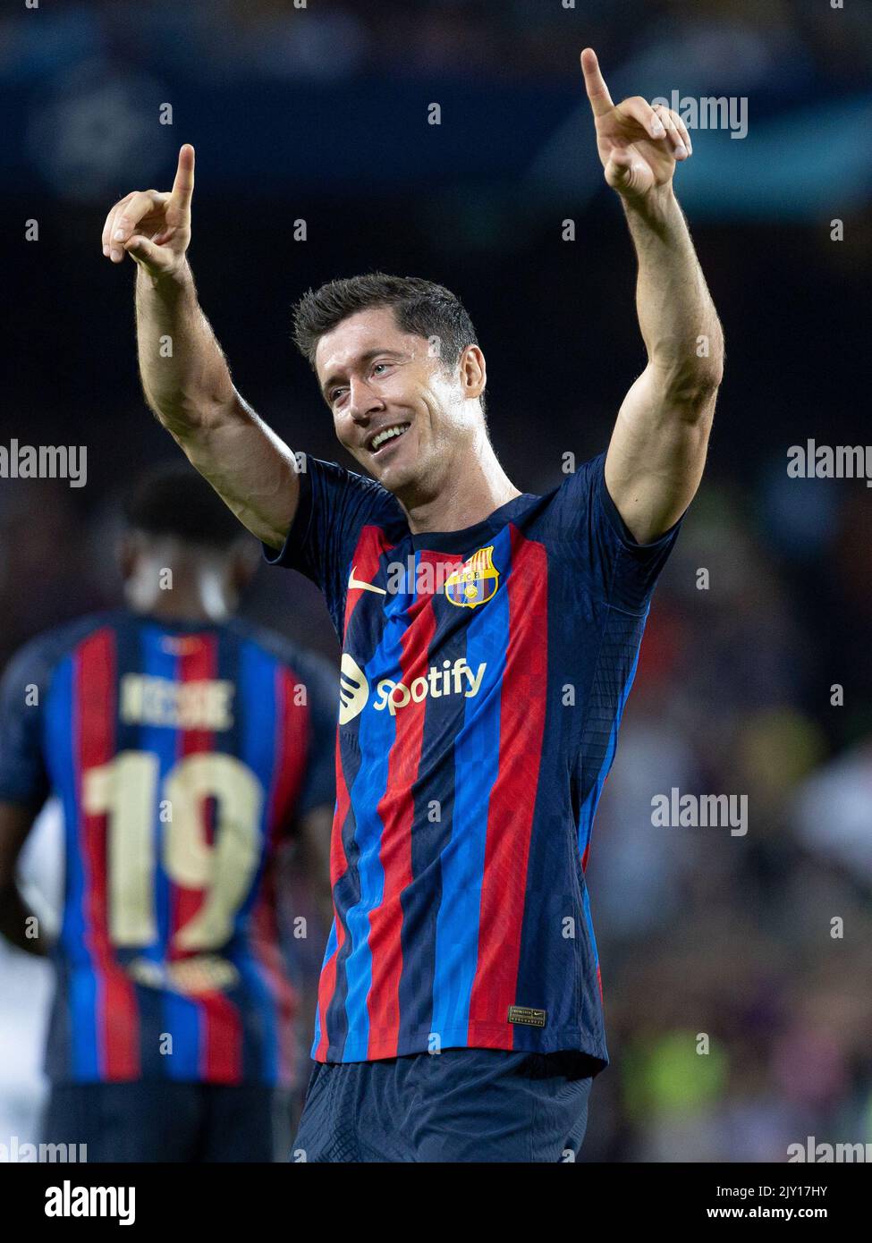 Lewandowski barcelona hi-res stock photography and images - Alamy