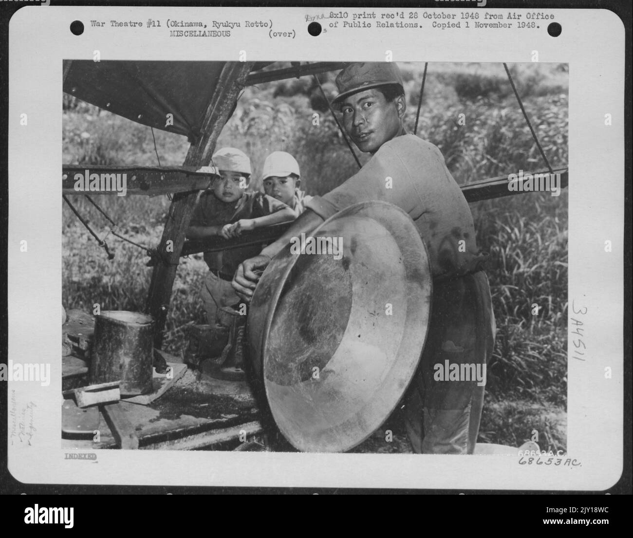Once Part Of An Aircraft -- Now A Huge Pan - The Large Aluminum Pan ...