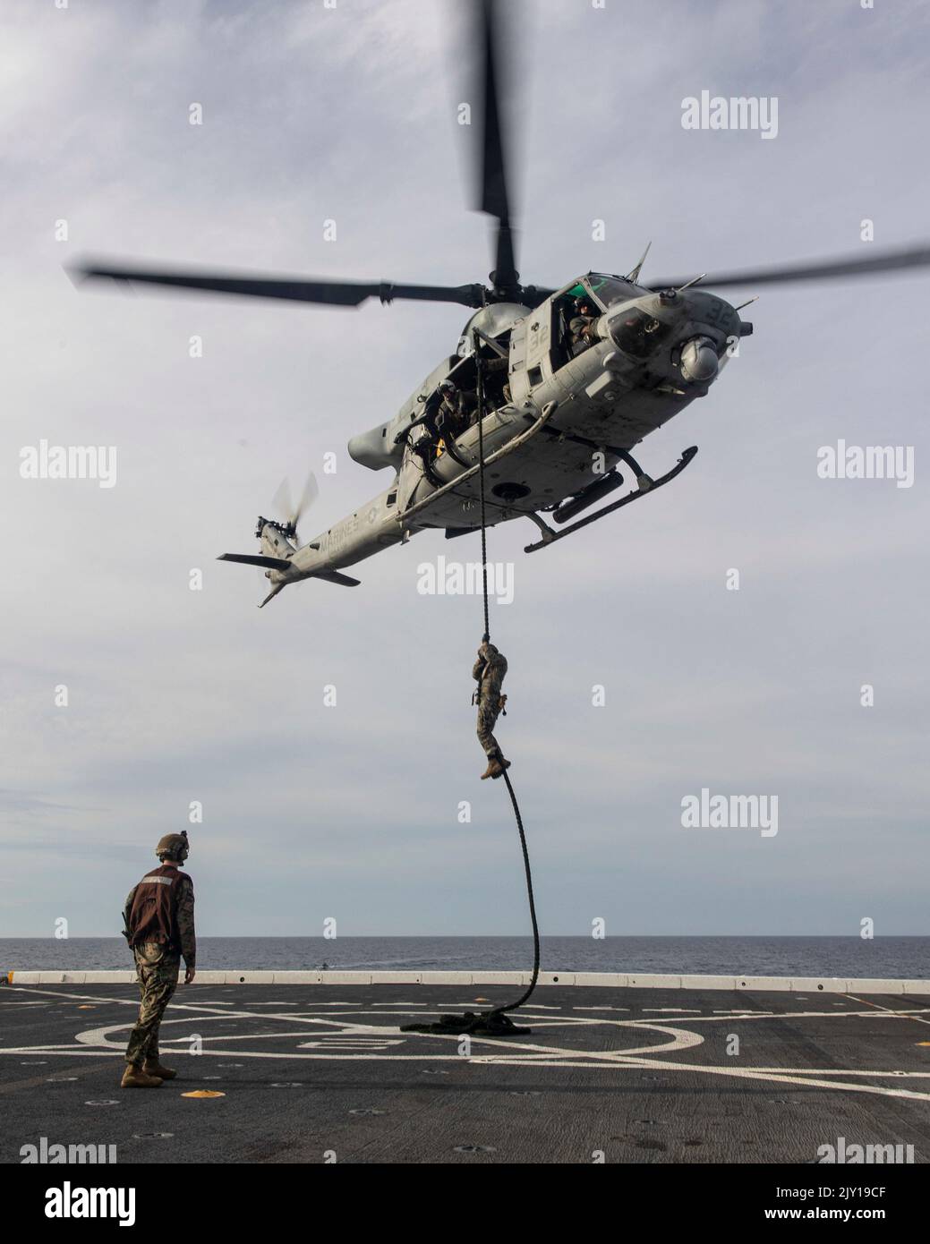 A U.S. Marine with Battalion Landing Team 2/5, 31st Marine ...